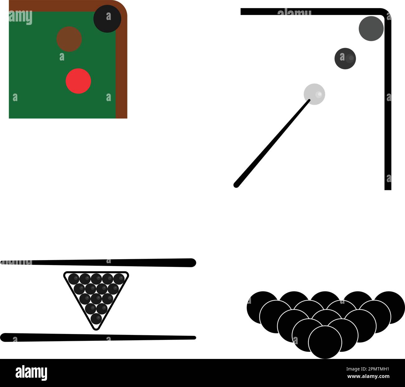 Billiard icon vector illustration symbol design Stock Vector Image ...