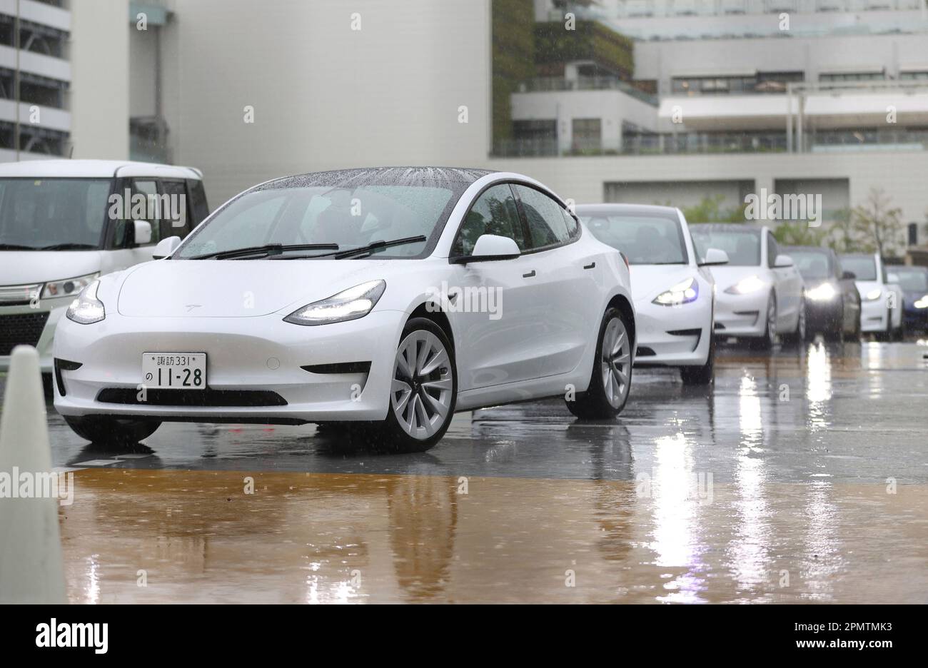 An event planned by Japanese arm of Tesla, an American multinational ...