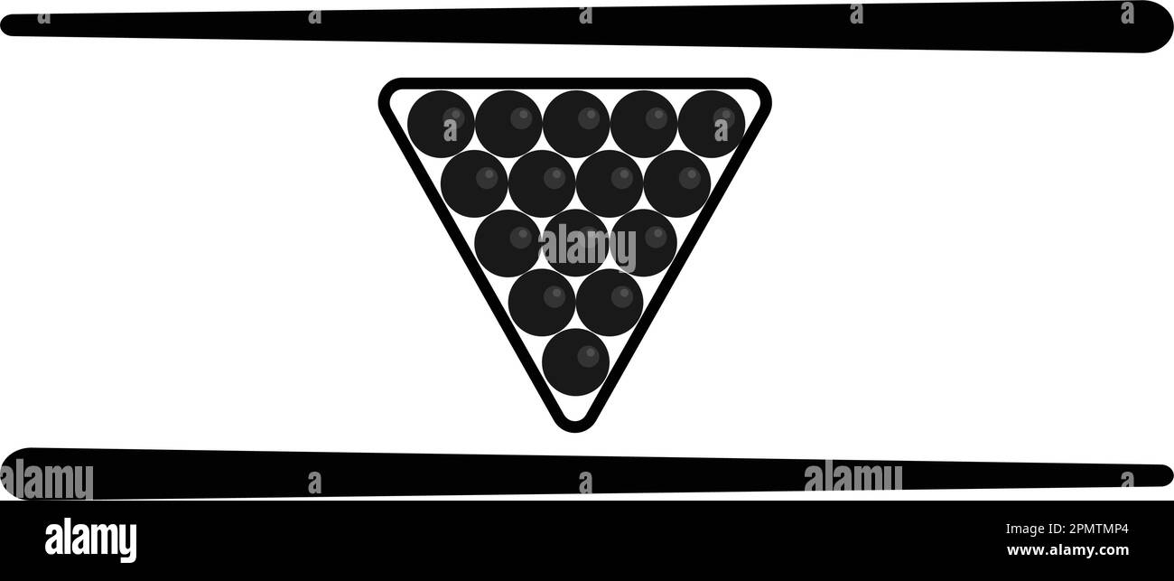 Billiard icon vector illustration symbol design Stock Vector Image ...