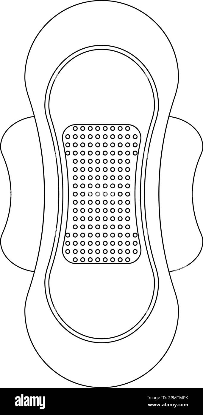 sanitary pad icon vector illustration symbol design Stock Vector Image ...