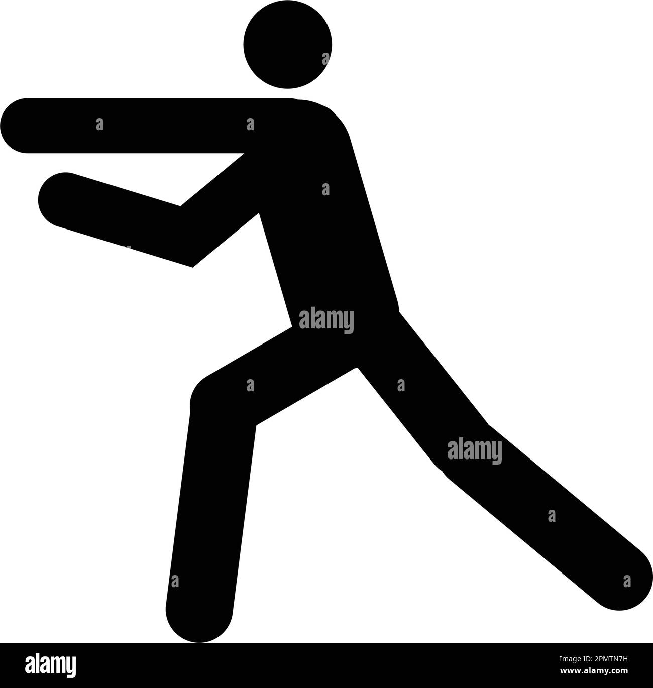 icon of man doing taekwondo kick vector illustration design Stock ...