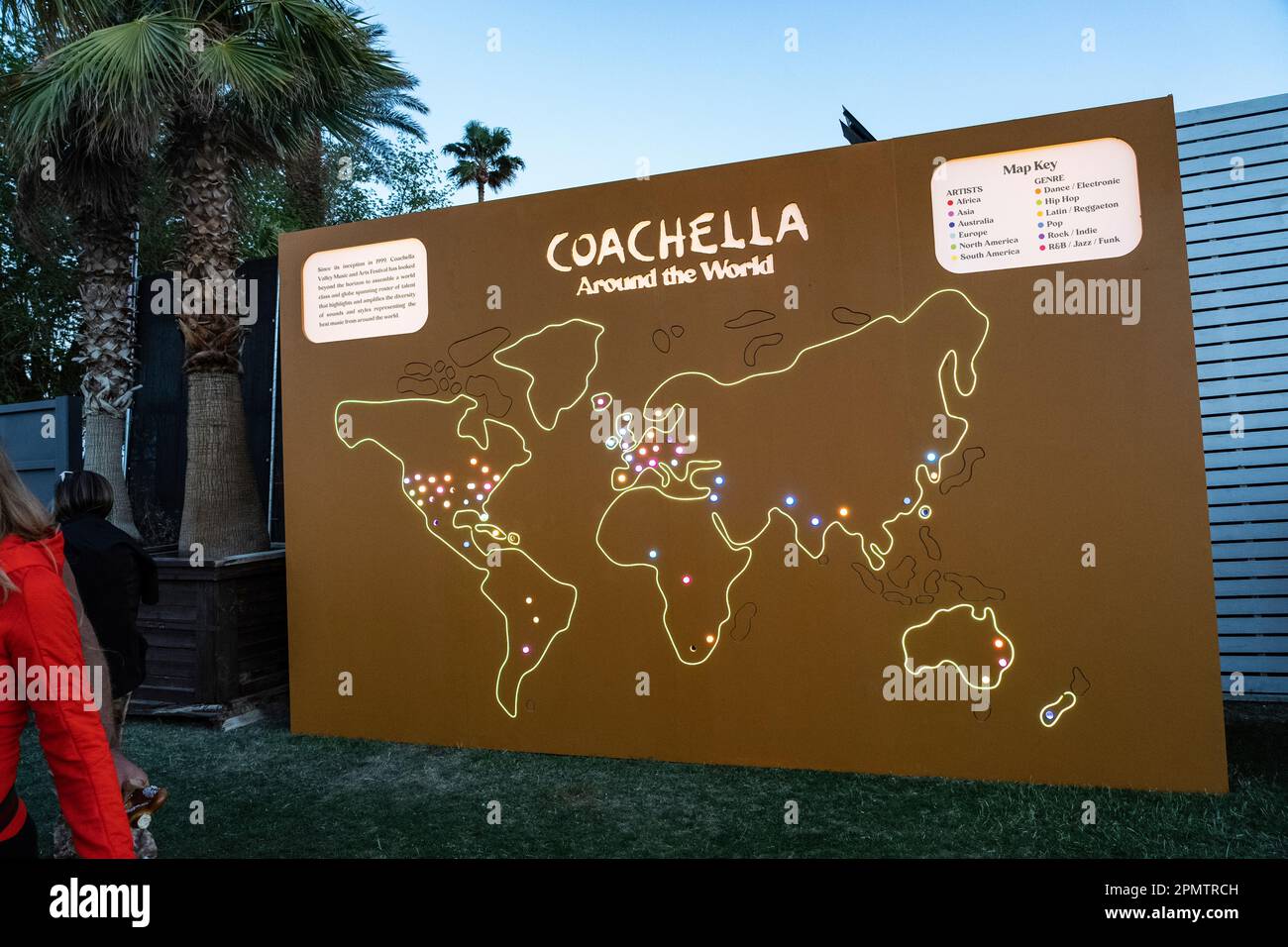 General atmosphere at the Coachella Music & Arts Festival at the Empire ...