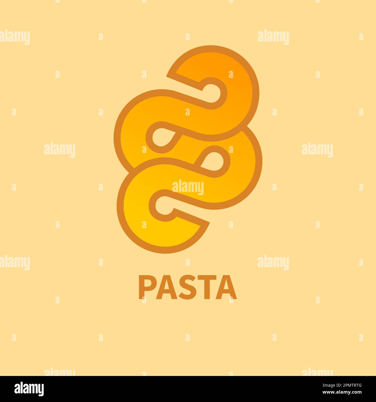 Pasta logo, italian food, element for menu Stock Vector Image & Art - Alamy