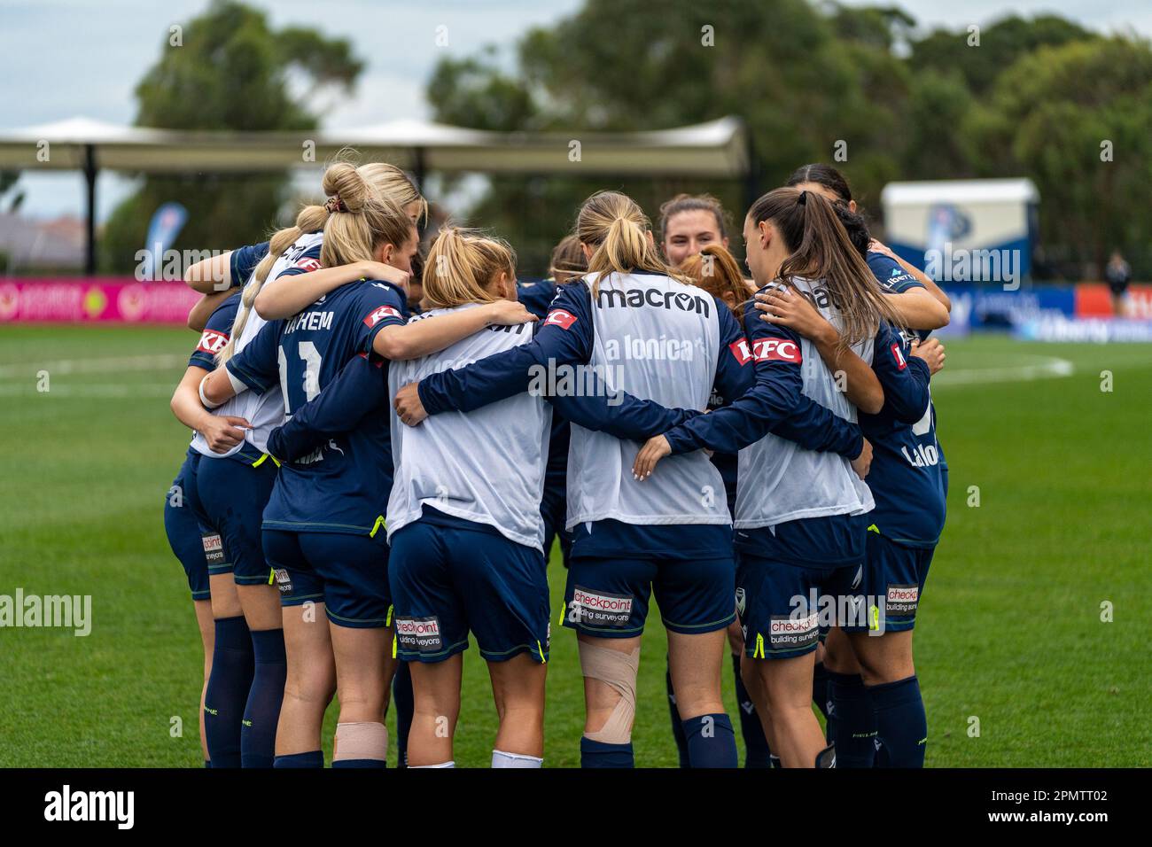 15 April,2023. Casey Fields, Victoria, Australia. Melbourne Victory ...