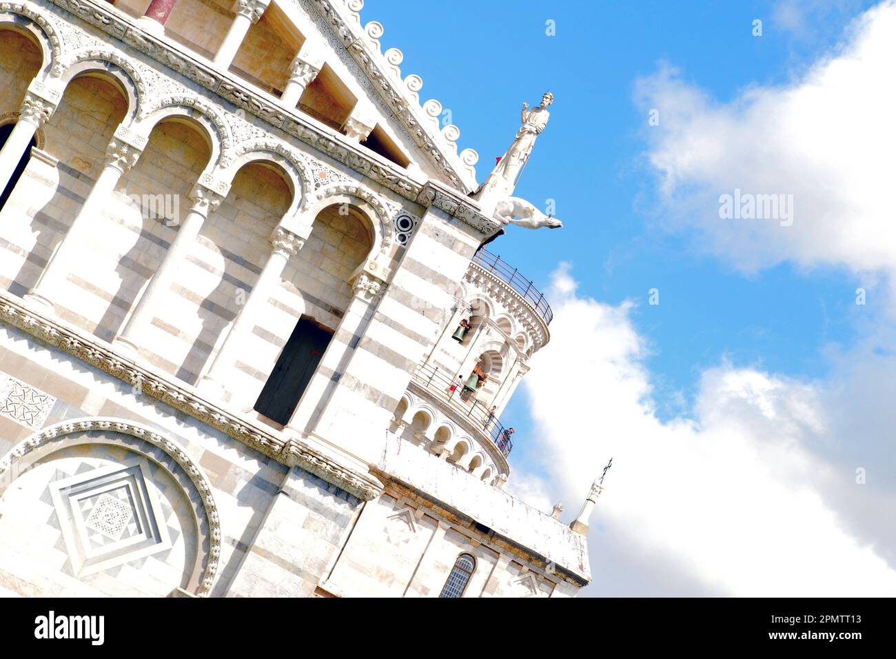 Pisa Cathedral, located in the Leaning Tower of Pisa complex, known ...