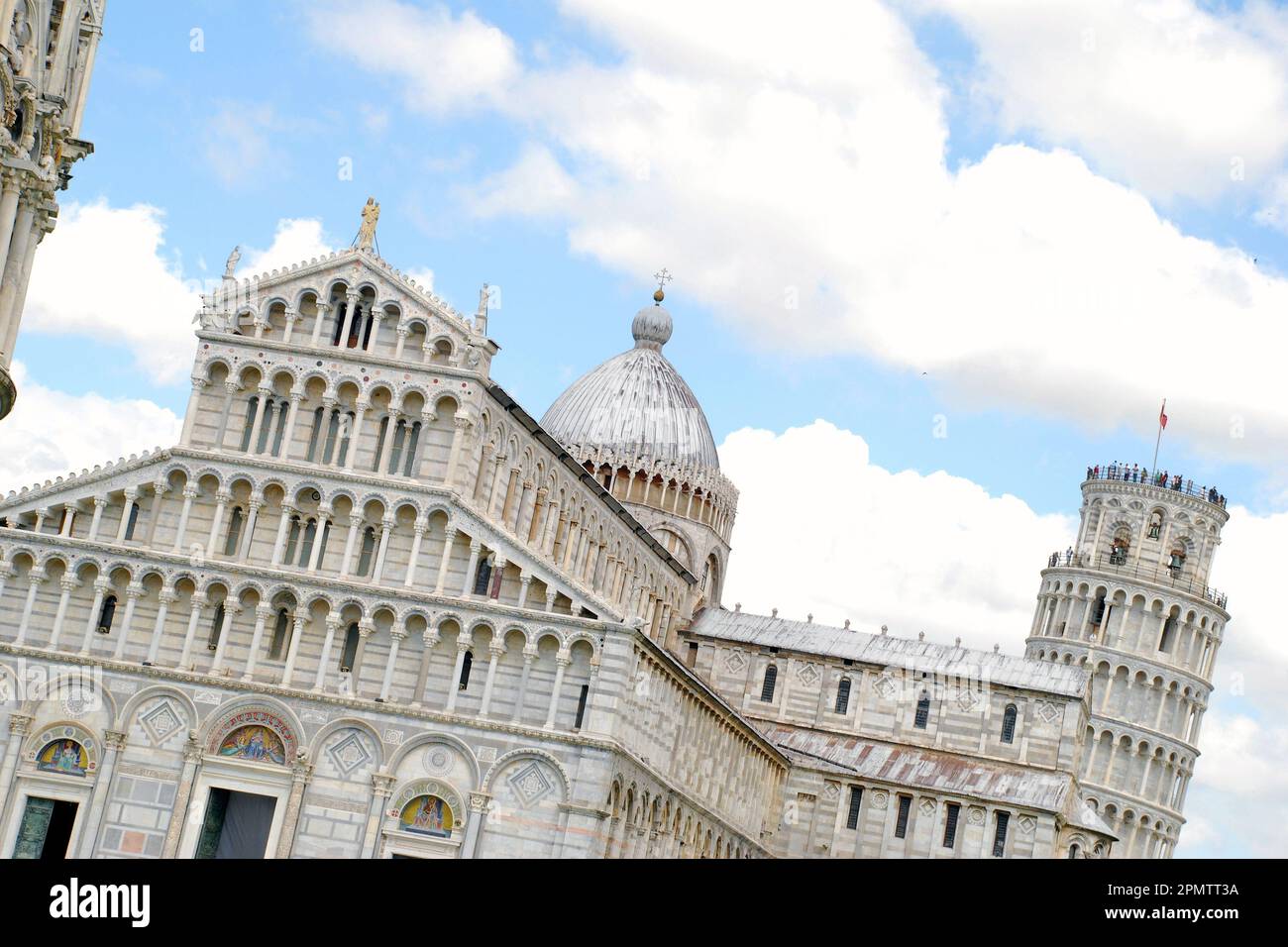 Pisa Cathedral, located in the Leaning Tower of Pisa complex, known ...