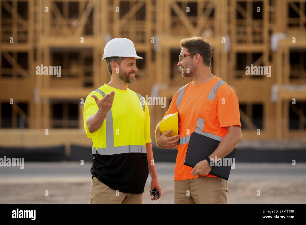 photo of architect men with construction project. architect men with ...