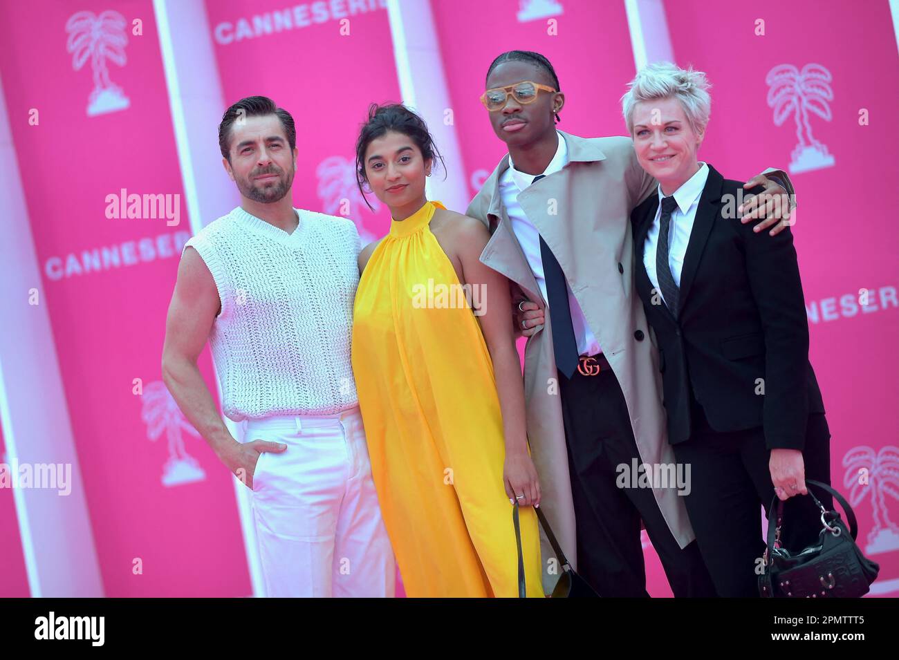 Cannes, France. 13th Apr, 2023. Opening Ceremony 6th Canneseries ...