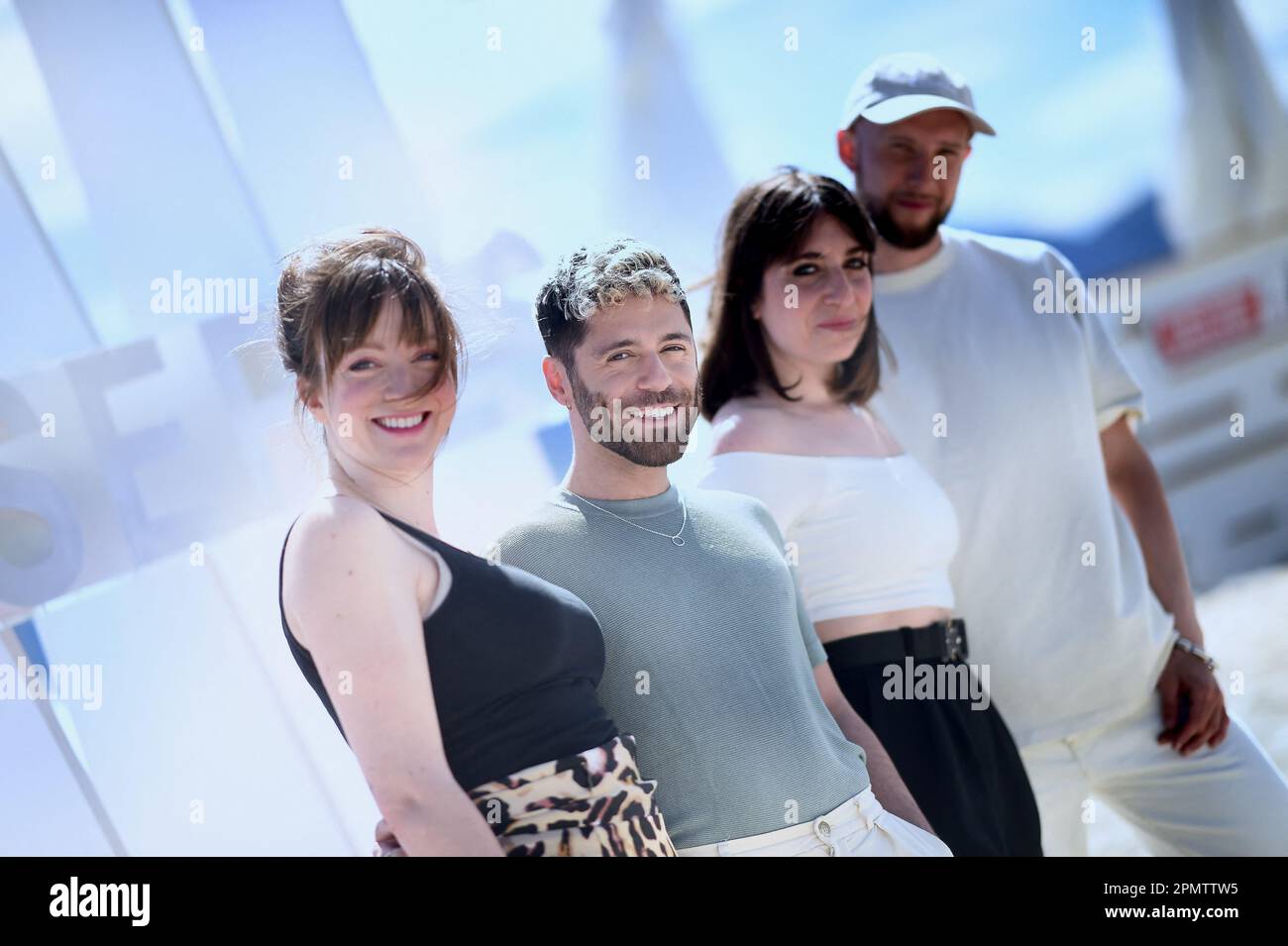Cannes, France. 13th Apr, 2023. Melha Bedia Photocall - 6th Canneseries ...