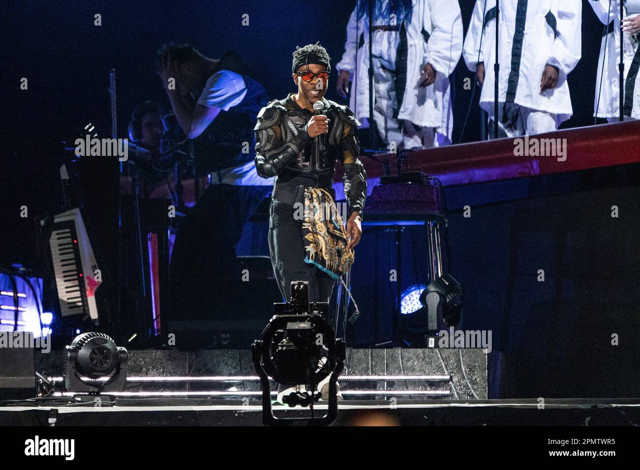 Peven Everett performs with Gorillaz at the Coachella Music & Arts ...
