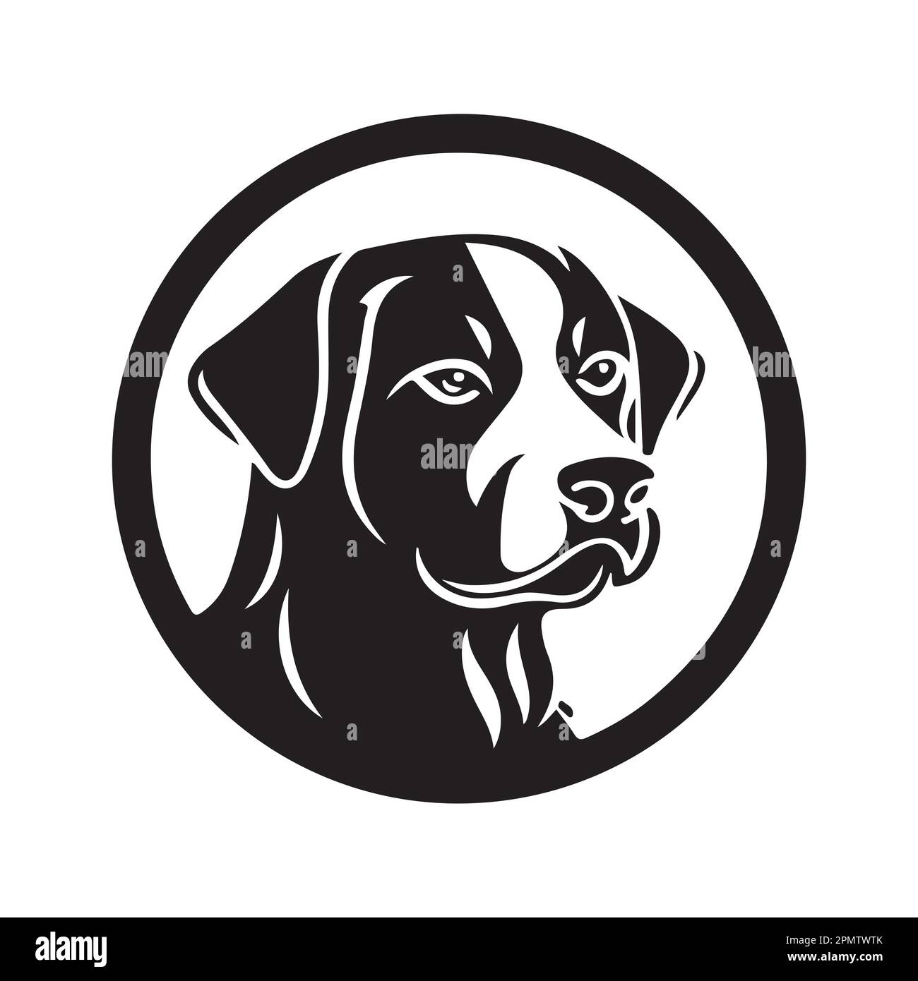 Black dog shape Black and White Stock Photos & Images - Alamy