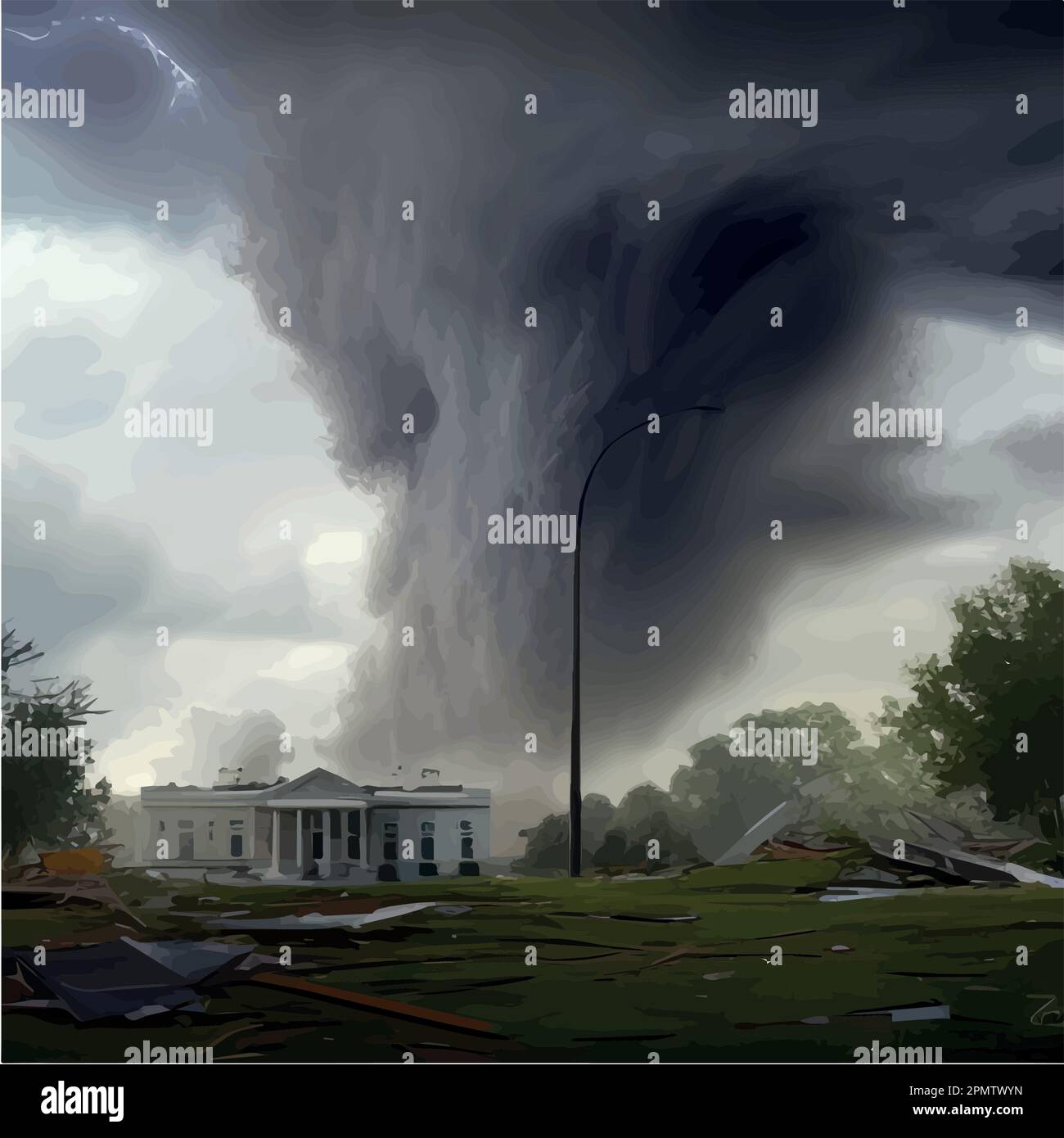 Storm flying object Stock Vector Images - Alamy
