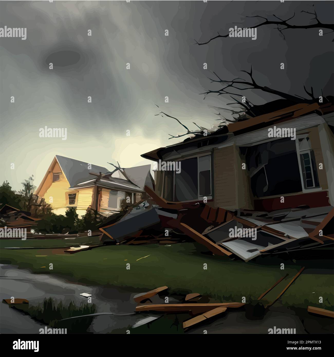 Hurricane evacuation Stock Vector Images - Alamy