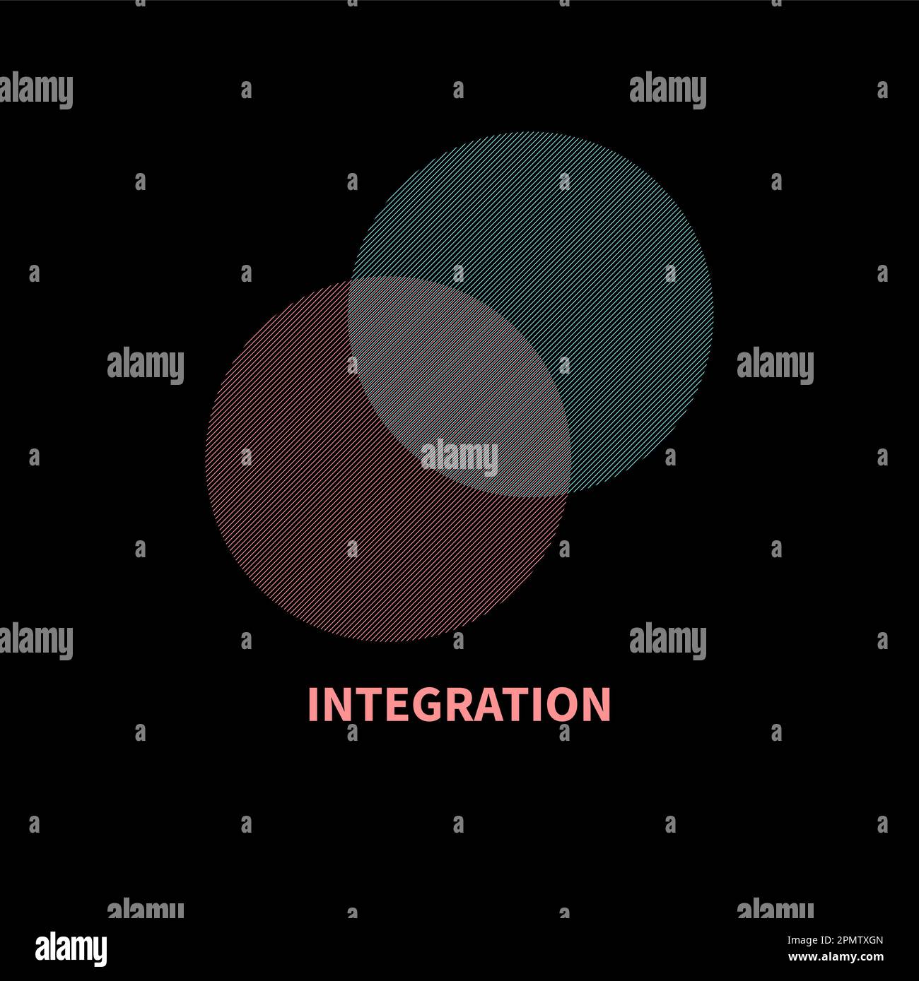 Integration, interaction sign. Business concept. Interact logo, minimal ...