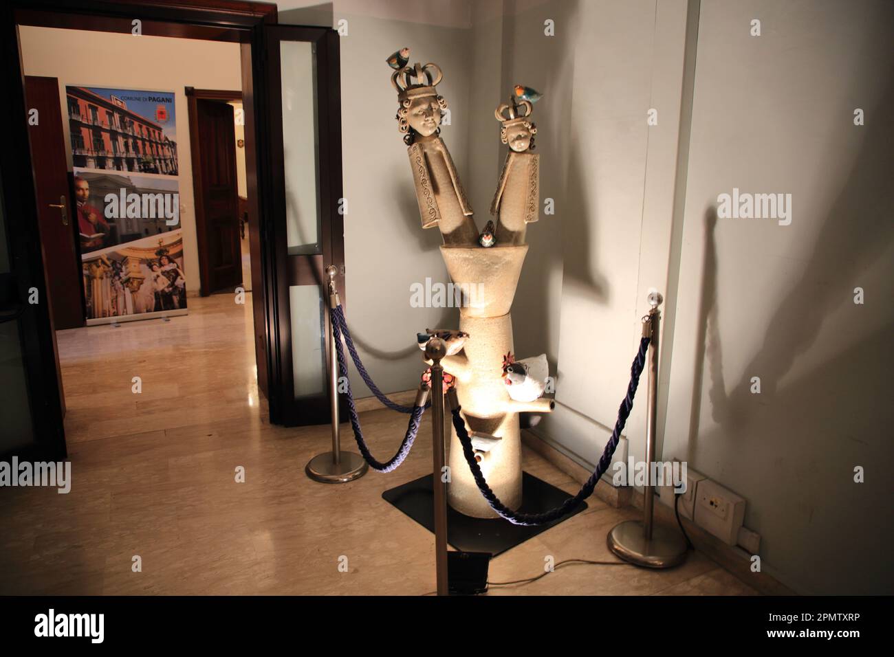 Pagani, Salerno, Italy - April 14, 2023 : Seen the Senator, Maurizio ...