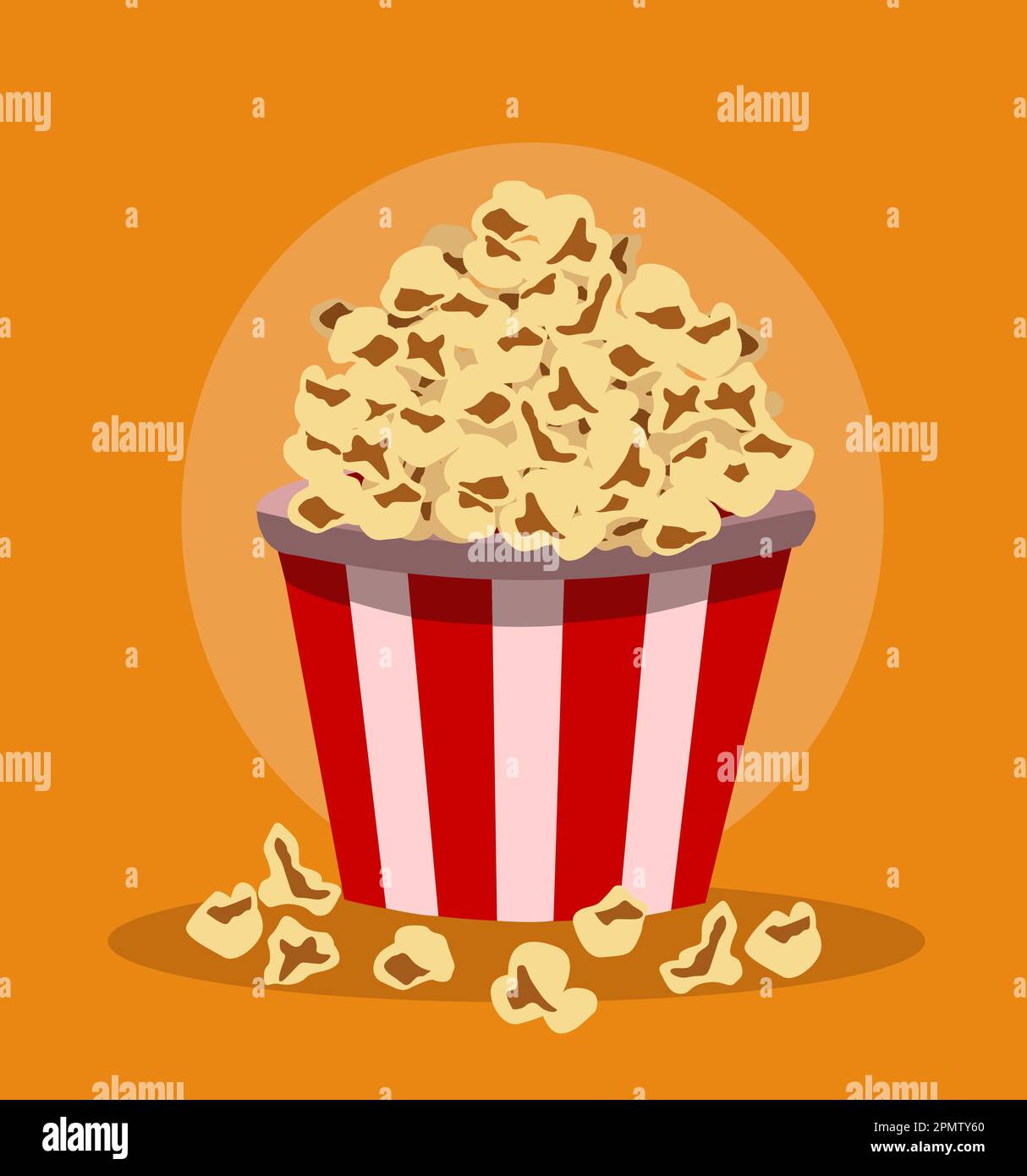 Popcorn pack design vector illustration Stock Vector Image & Art - Alamy