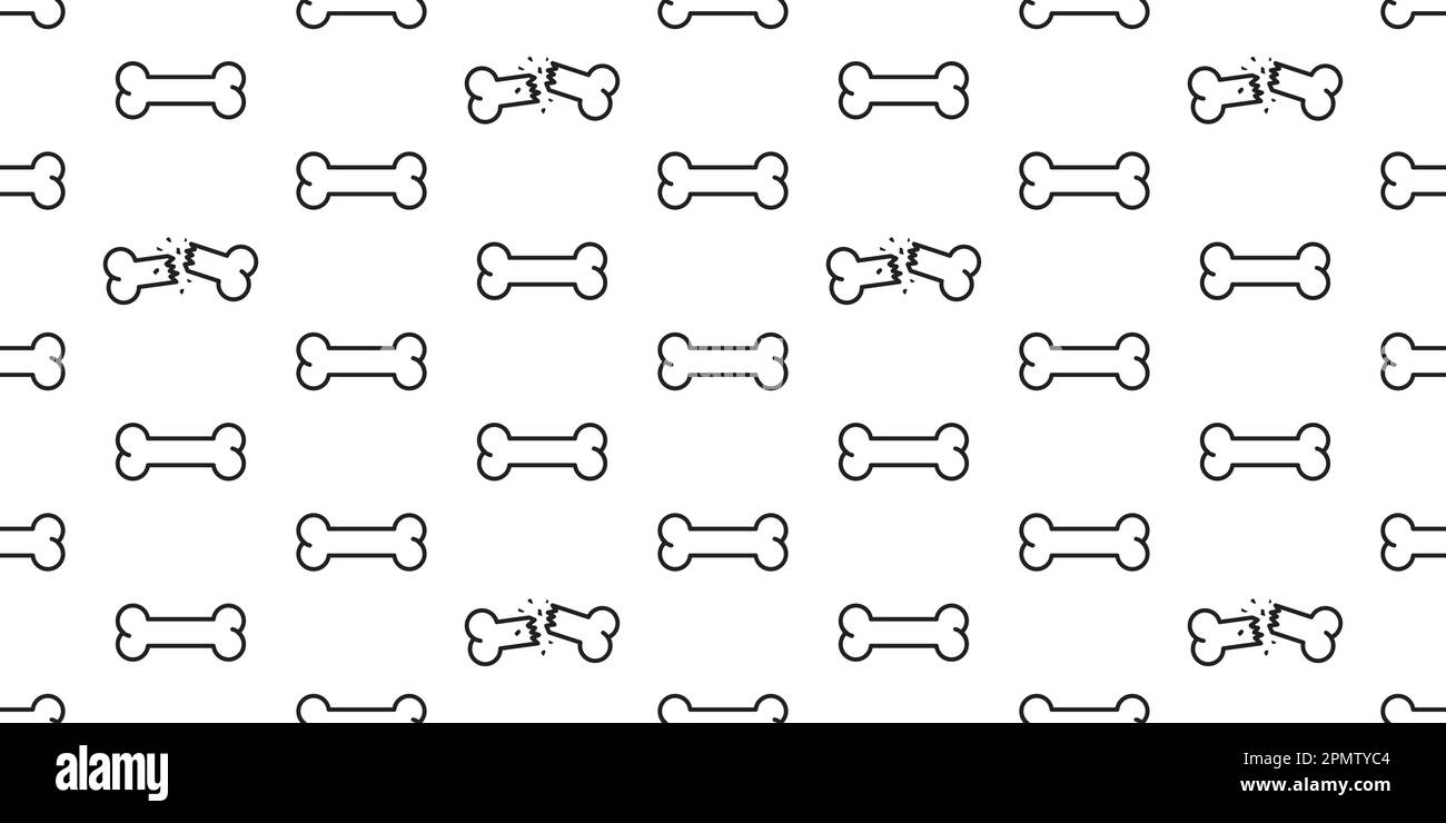 bone seamless vector pattern dog bone isolated wallpaper background Stock Vector Image & Art - Alamy