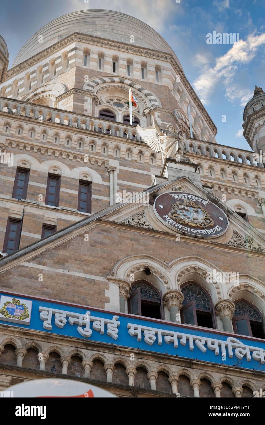 The Bombay Municipal Corporation (BMC) building is located in Mumbai ...