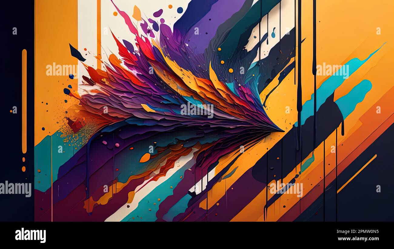 Abstract colorful background. Vector illustration Stock Photo - Alamy