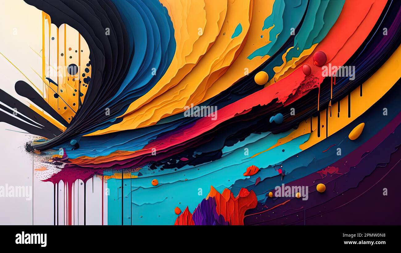 Abstract colorful background. Vector illustration Stock Photo - Alamy