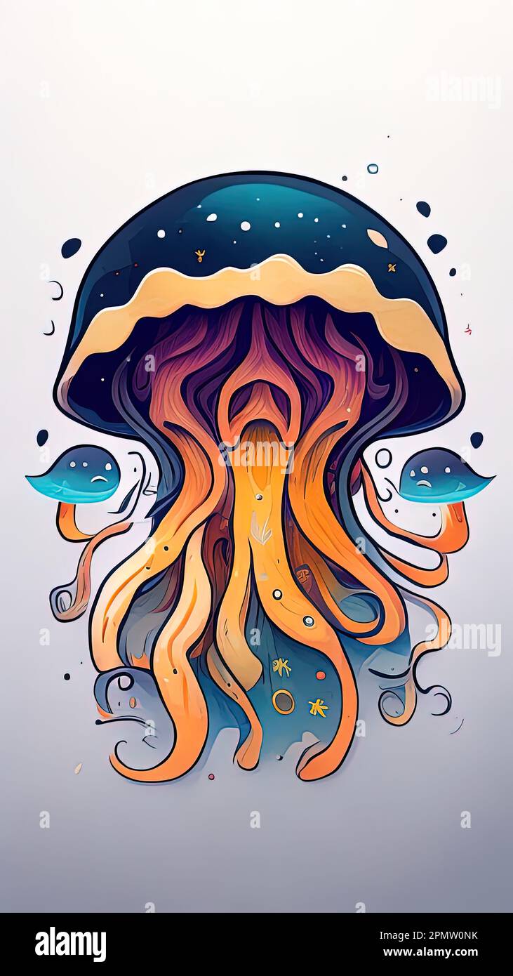 Fantasy jellyfish hi-res stock photography and images - Alamy