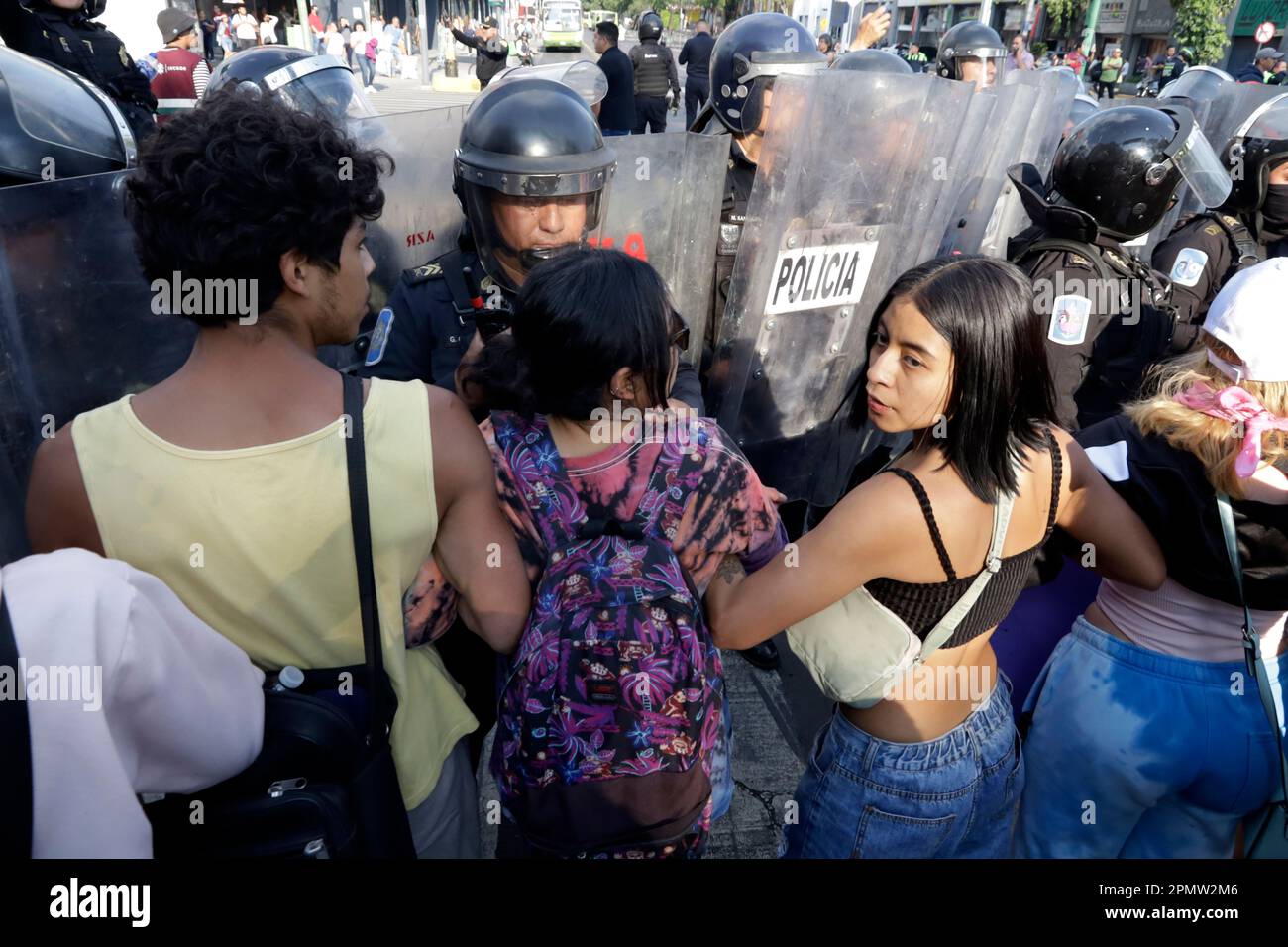 Non Exclusive: April 14, 2023, Mexico City, Mexico: Family and friends ...