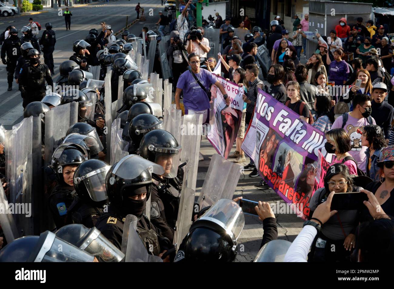 Non Exclusive: April 14, 2023, Mexico City, Mexico: Family and friends ...