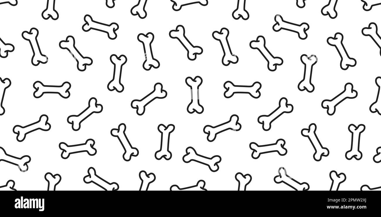 dog bone seamless pattern vector puppy isolated illustration wallpaper ...