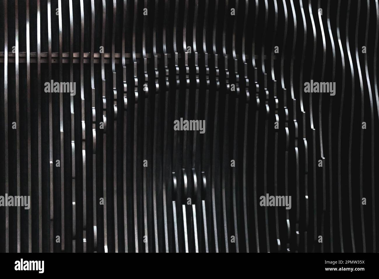 Speaker sound waves. Black striped background Stock Photo - Alamy