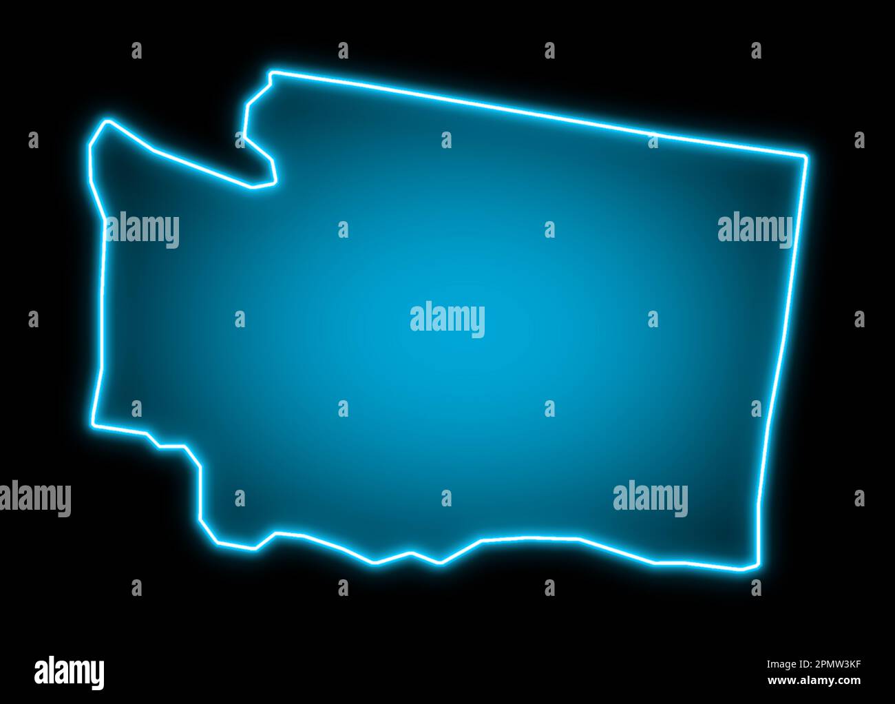 Seattle washington state map hi-res stock photography and images - Alamy