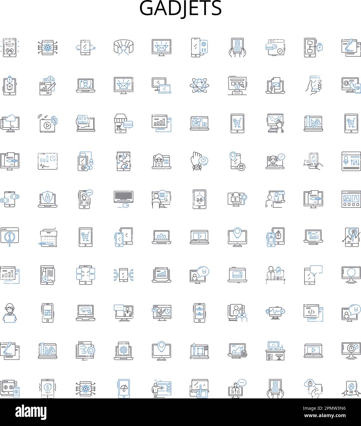 Handheld scanners Stock Vector Images - Alamy