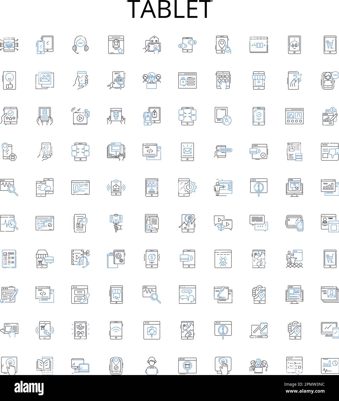 Android Tablet Outline