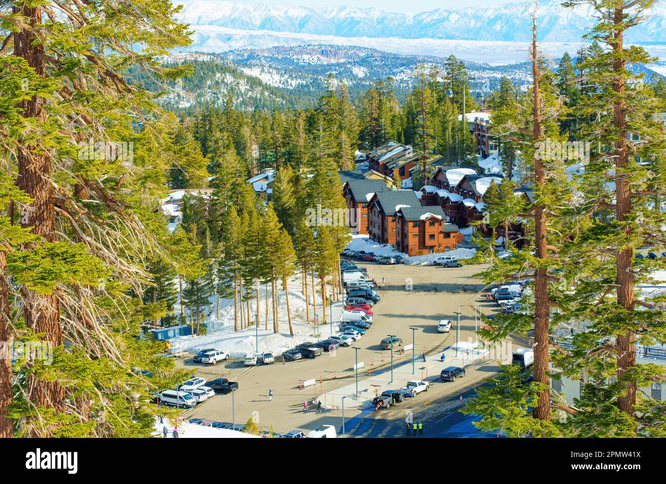 California, USA - December 24, 2022: Mammoth Mountain Ski Resort ...