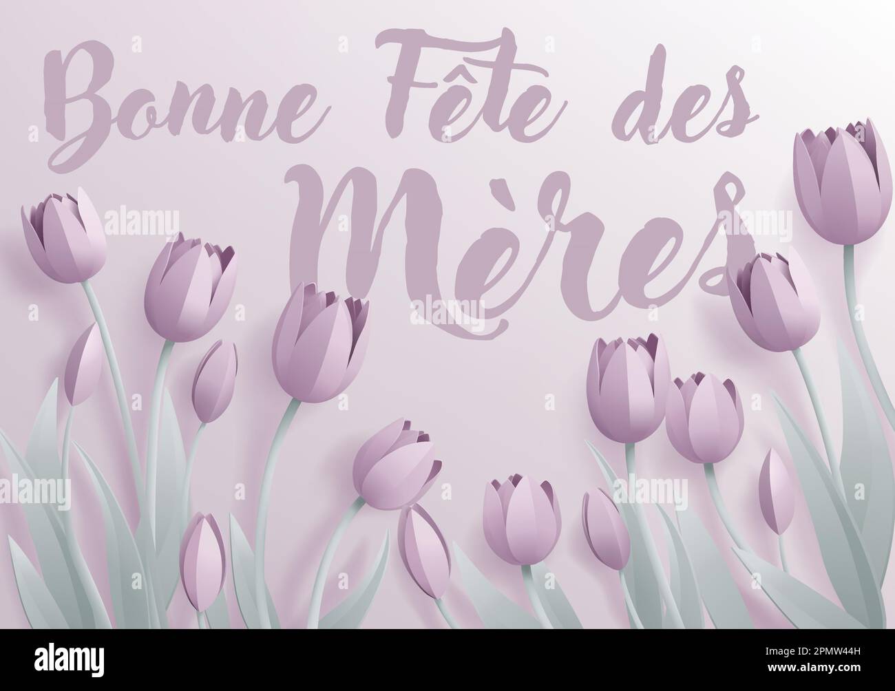 Mothers Day French Bonne Fete Des Meres Design Stock Vector Image & Art ...