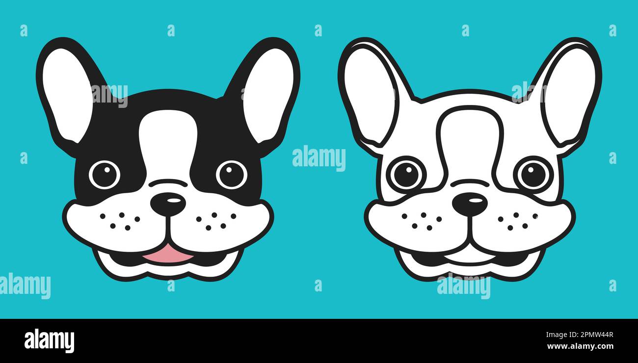 Smiling Bulldog Cartoon