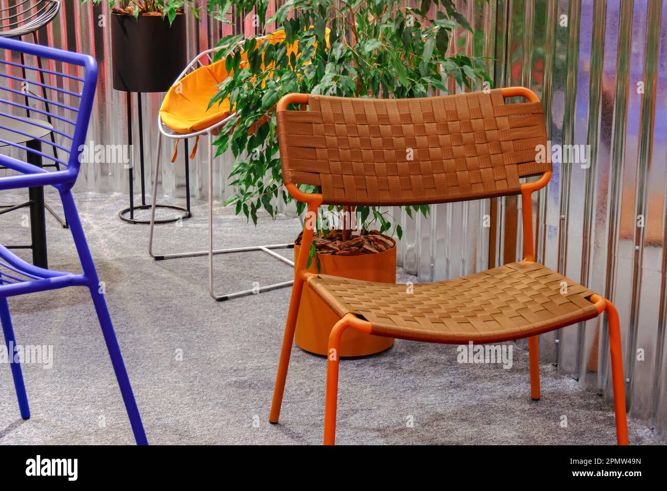 Braided rattan seat hi-res stock photography and images - Alamy