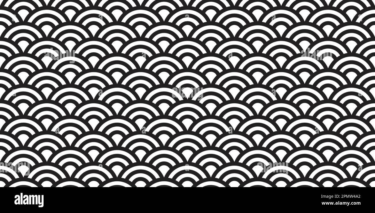 Wave line seamless pattern Stock Vector Images - Alamy