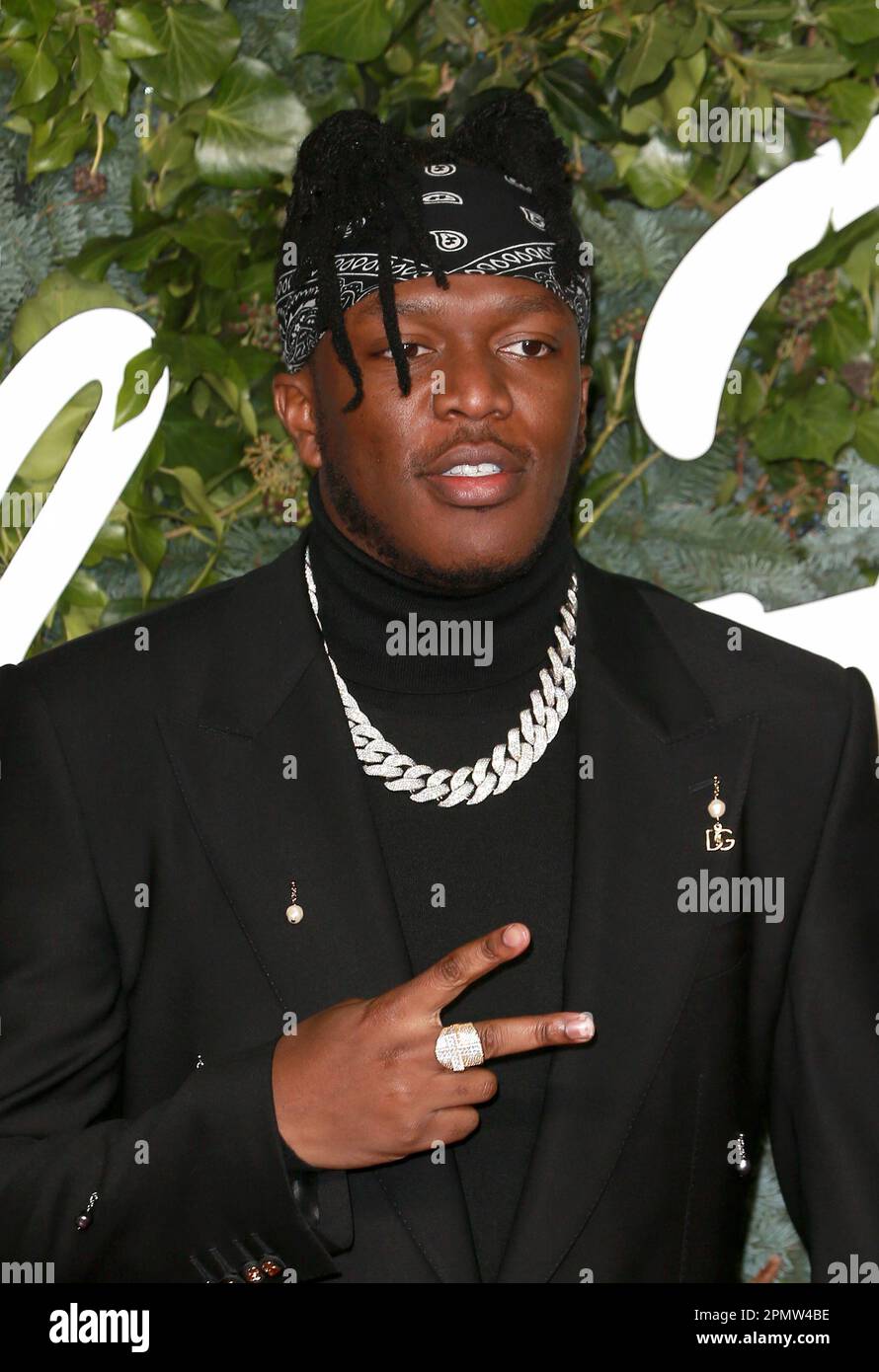 London, UK. 29th Nov, 2021. KSI attends The Fashion Awards 2021 at ...