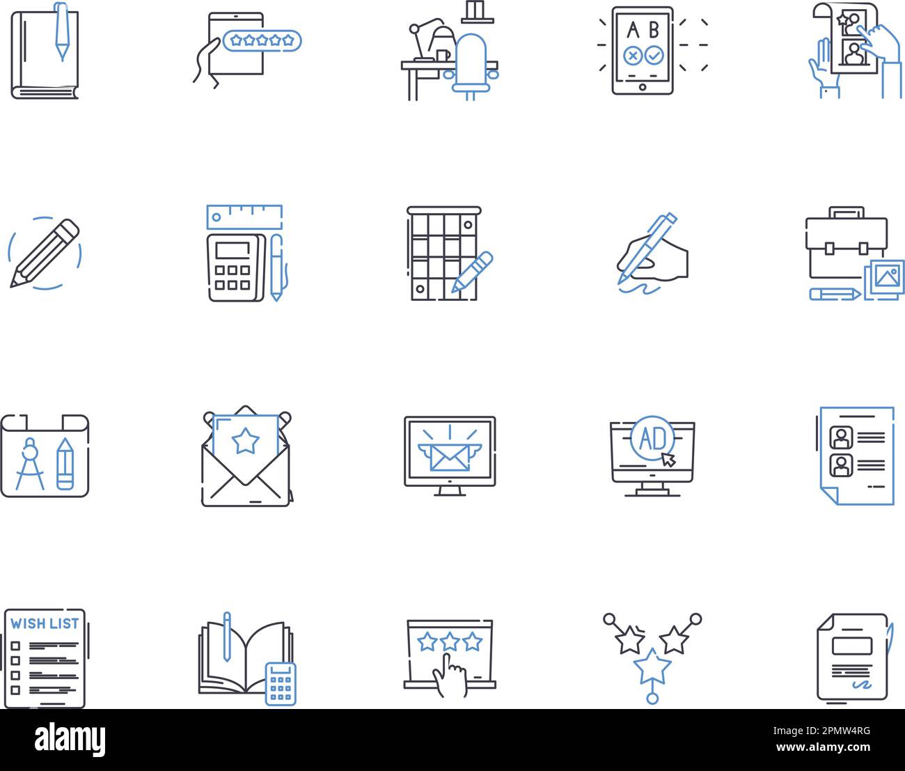 Design Outline Icons Collection Design Creation Pattern Presentation Architecture Modeling