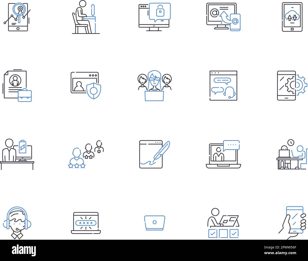 Account outline icons collection. Account, Finance, Bank, Balance ...