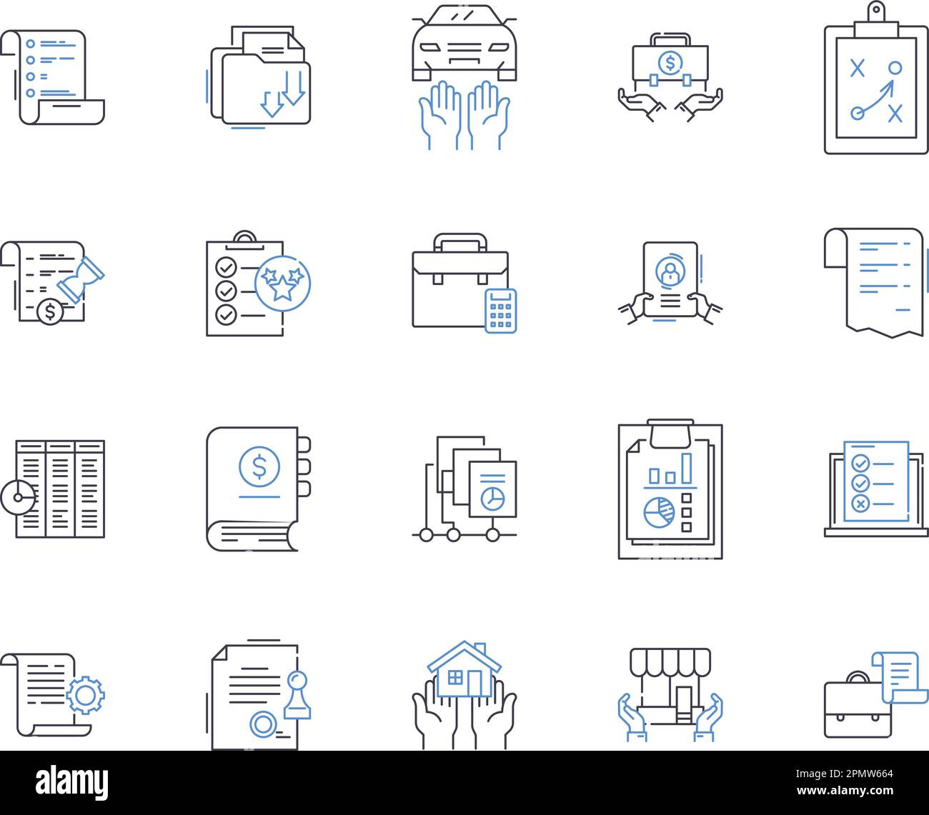 Insurance and law outline icons collection. Insurance, Law, Coverage ...