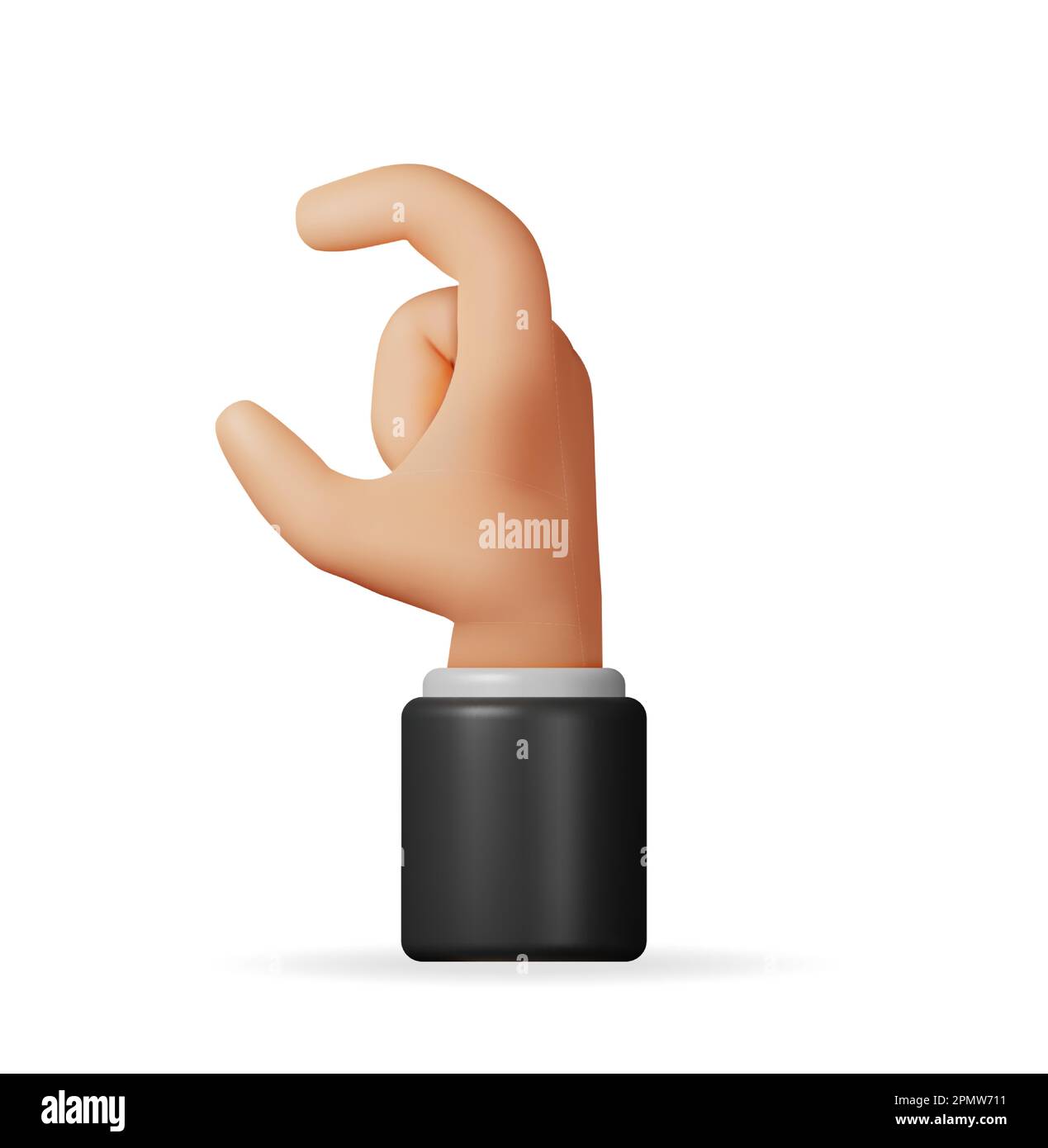 Man holding mockup smartphone Stock Vector Images - Alamy