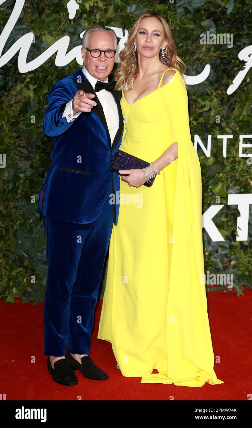 Tommy Hilfiger and Dee Ocleppo attend The Fashion Awards 2021 at Royal ...