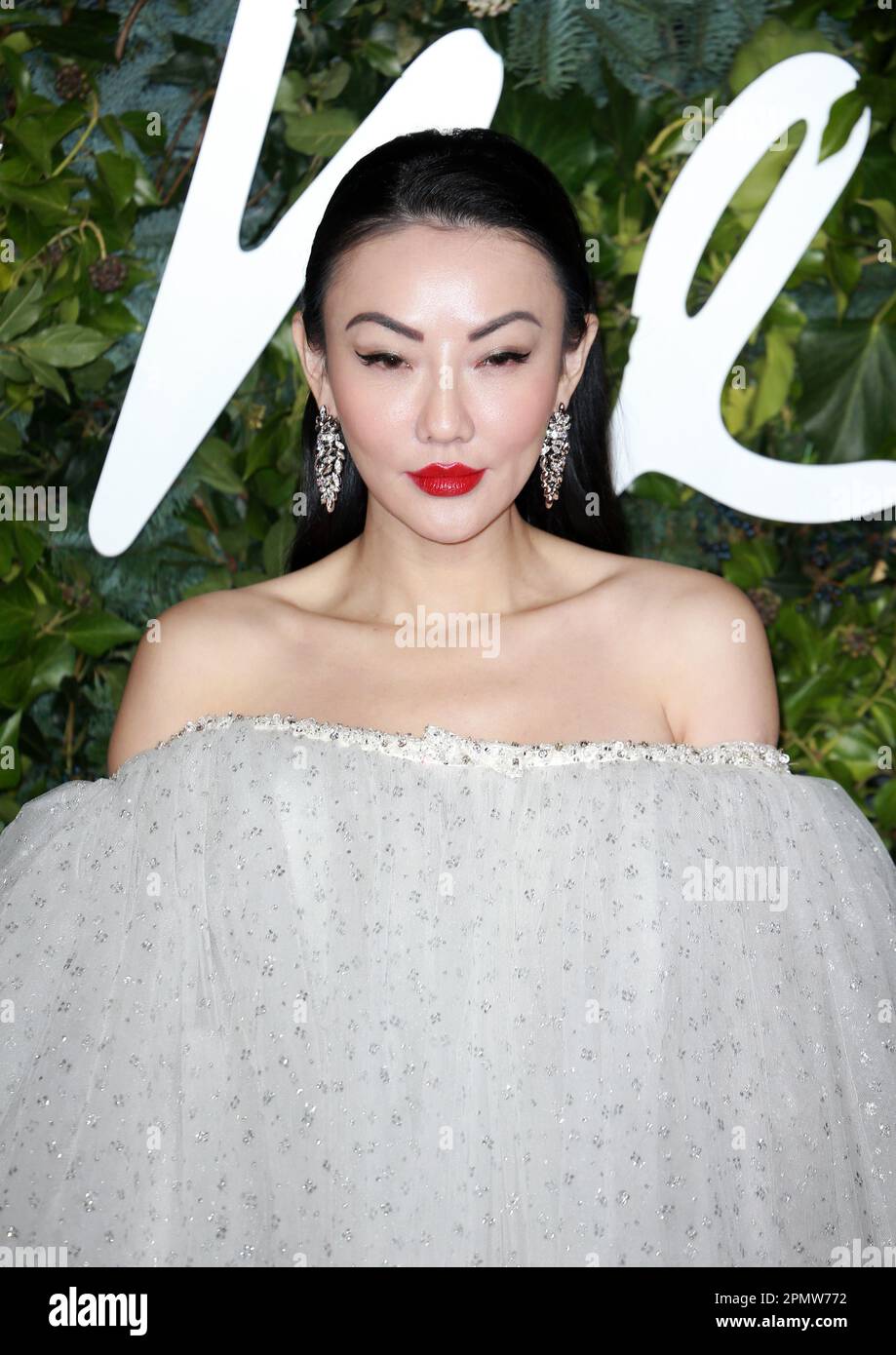 Jessica Wang attends The Fashion Awards 2021 at Royal Albert Hall in ...