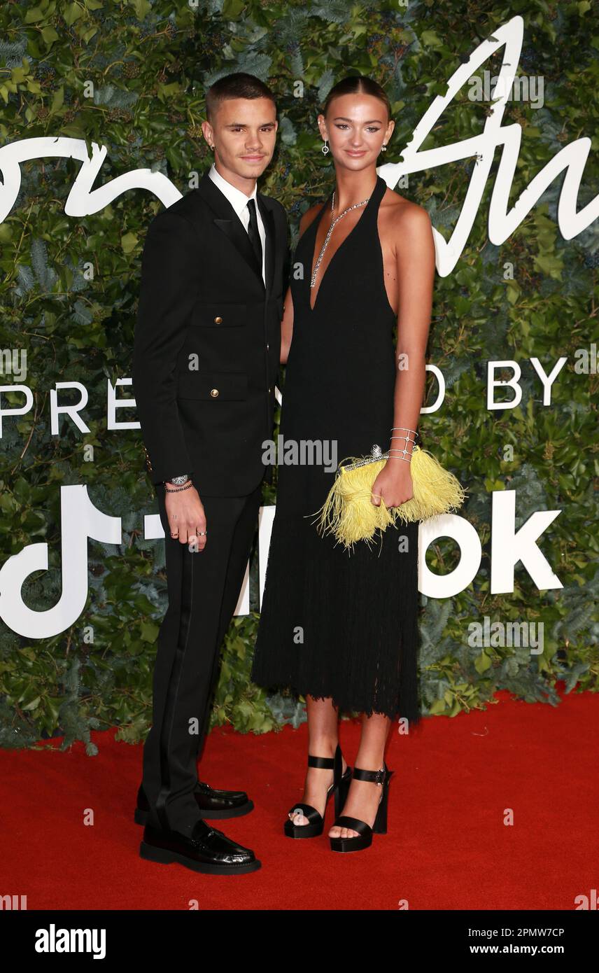 London, UK. 29th Nov, 2021. Romeo Beckham and Mia Regan attend The ...