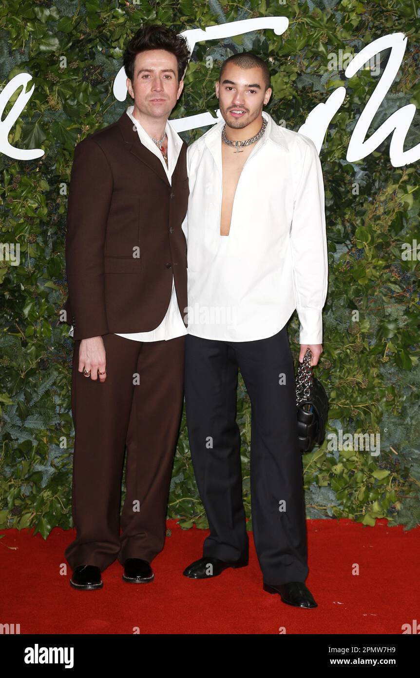 Nick Grimshaw and Meshach Henry attend The Fashion Awards 2021 at Royal ...