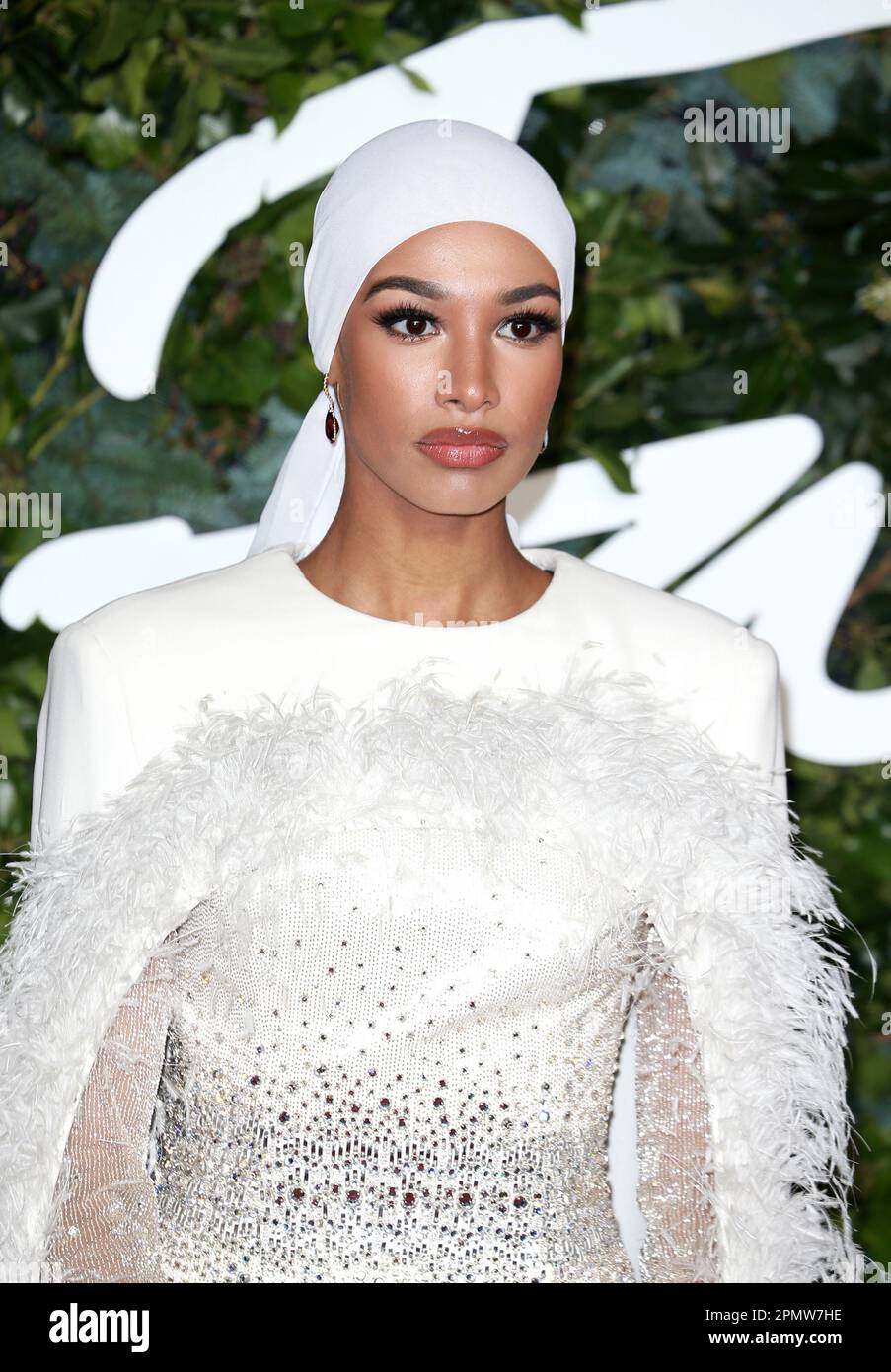Ikram Abdi Omar attends The Fashion Awards 2021 at Royal Albert Hall in ...