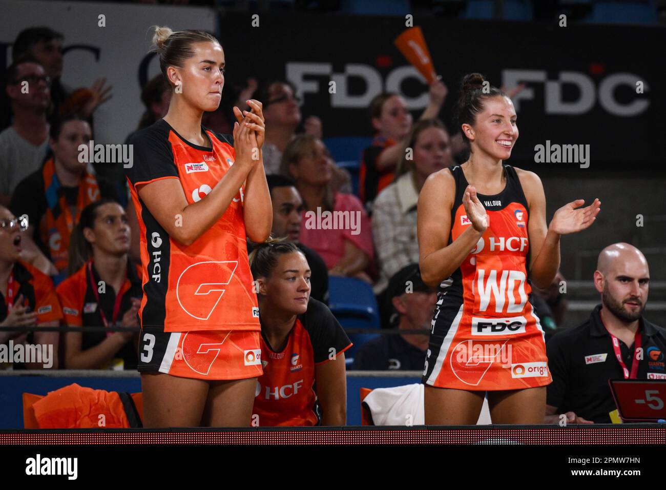 Matisse Letherbarrow of the Giants and Amy Parmenter of the Giants ...