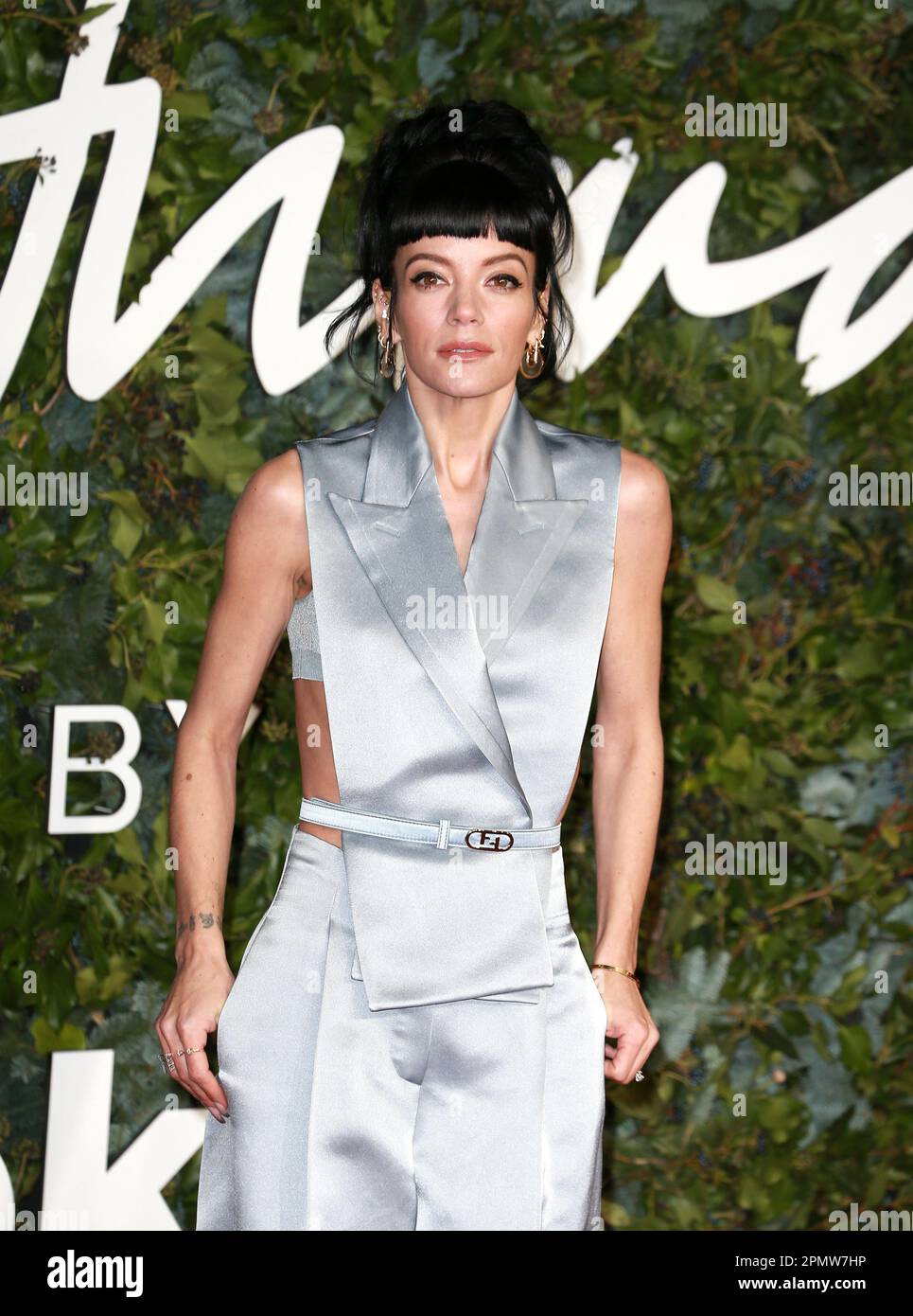 Lily Allen attends The Fashion Awards 2021 at Royal Albert Hall in ...