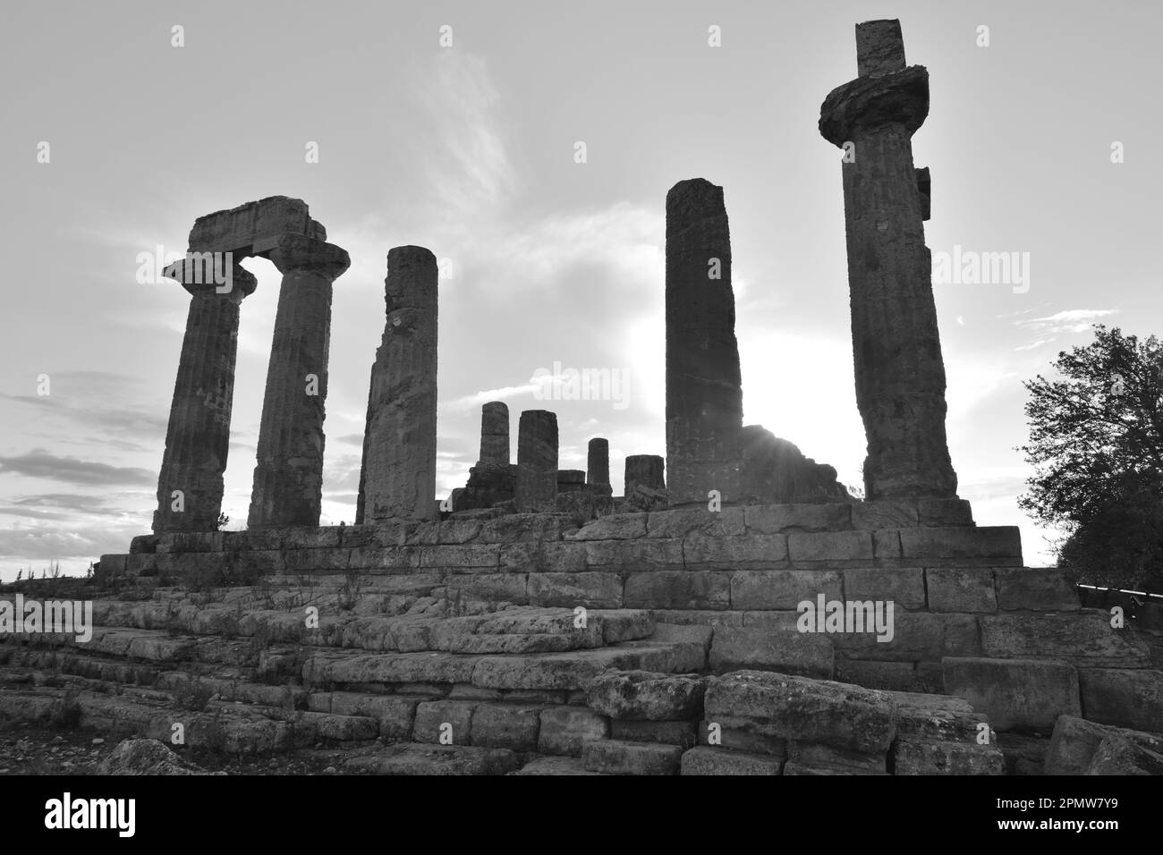 Valley of Temples Agrigente Sicily Italy Stock Photo - Alamy